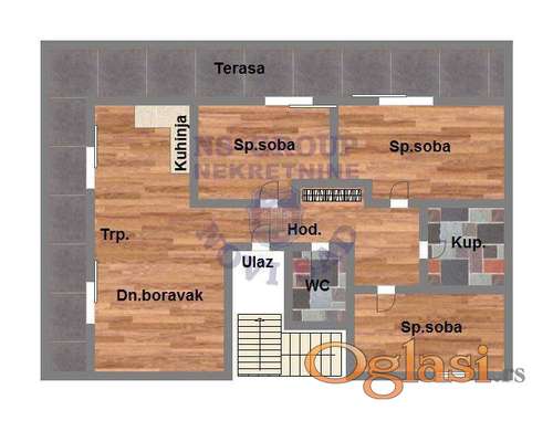 Četvorosoban 106m2 Klisa