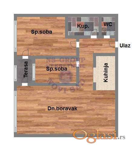 Železnička stanica, stanovi svih struktura u novom stambenom objektu u izgradnji.