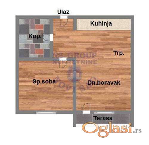 Odličan dvosoban stan u izgradnji na Podbari
