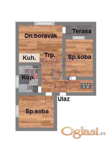 Dvoiposoban 47m2 Klisa