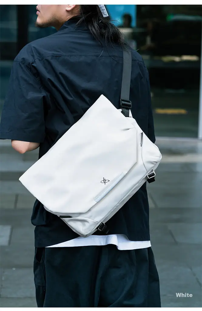 GYXX Muška torba za laptop, 16", Bela
