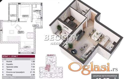 Novi Sad, Liman 4, , 2.0, 43m2