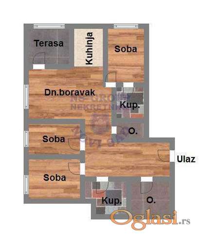 Četvorosoban stan 80m2 - Bulevar patrijarha Pavla