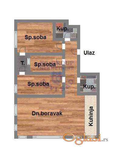 Četvorosoban stan u izgadnji, PDV, Železnička stanica