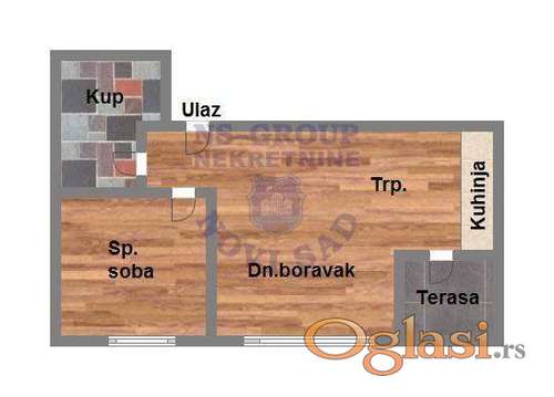 Dvosoban stan 41m2 - Somborska rampa