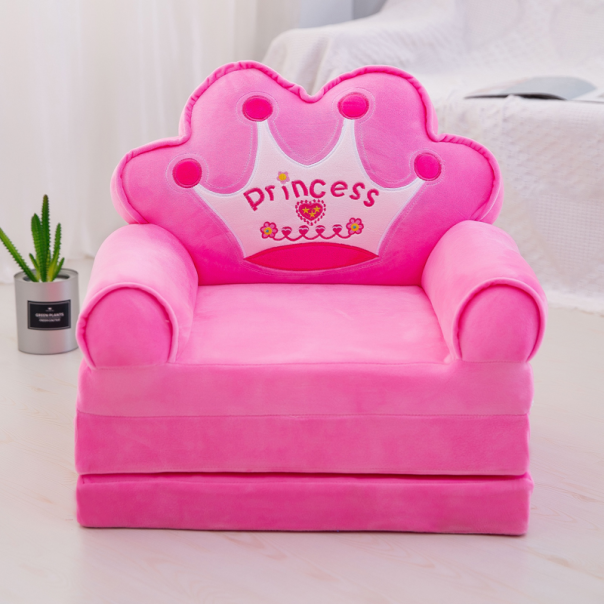 Baby Line Foteljica za decu PINK PRINCESS 4K B057
