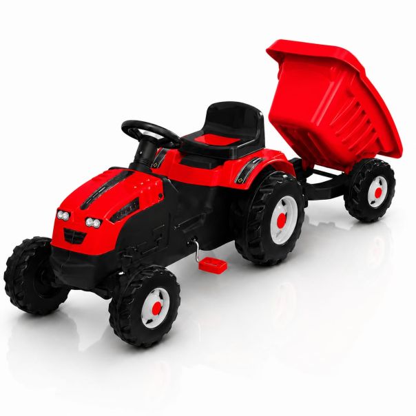 Deciji traktor na pedale sa prikolicom
