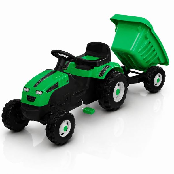 Deciji traktor na pedale sa prikolicom