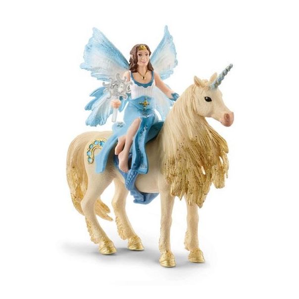 SCHLEICH Eyela jaše na zlatnom jednorogu