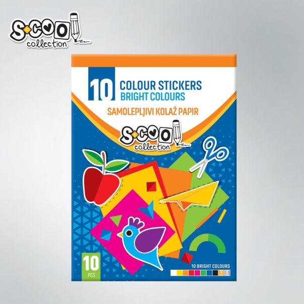 S-COOL Kolaž papir samolepivi sc119