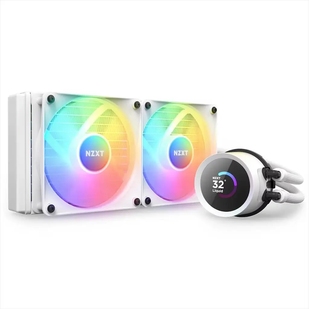 NZXT Kraken 240 RGB CPU Hladnjaci 2x 120mm F120 RGB јezgro ventilatora, RGB, Beli