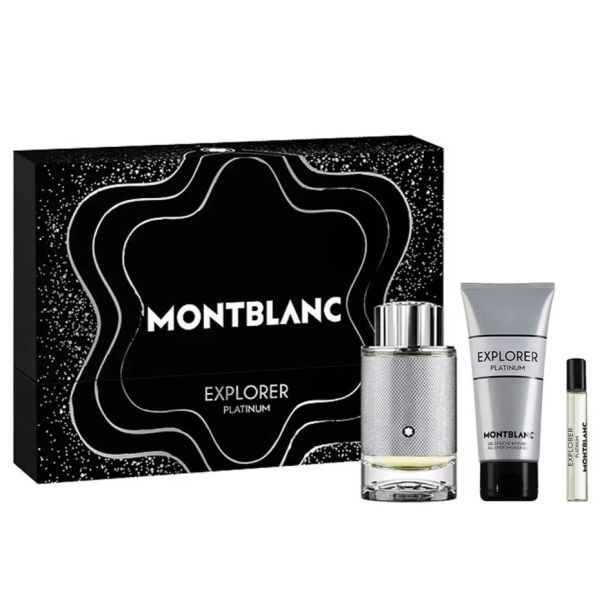 Mont blanc Explorer Platinum Set ( EDP 100ml + EDP 7,5ml + SG 100ml )