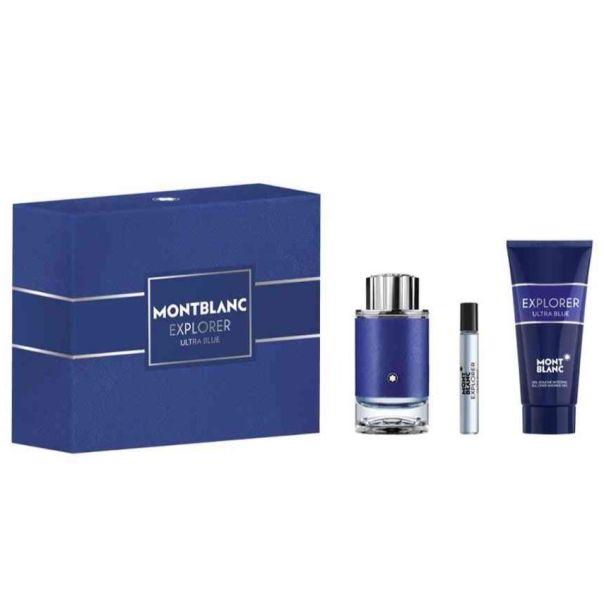 Mont blanc Explorer Ultra Blue Set ( EDP 100ml + EDP 7,5ml + SG 100ml )