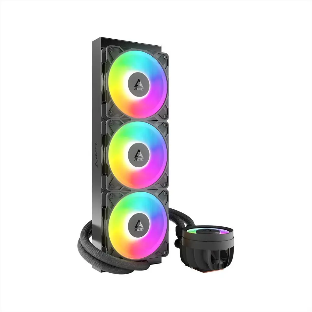 ARCTIC tečni zamrzivač sa vodenim hlađenjem III Pro 360, 3x120mm ARGB, 3000RPM, crni