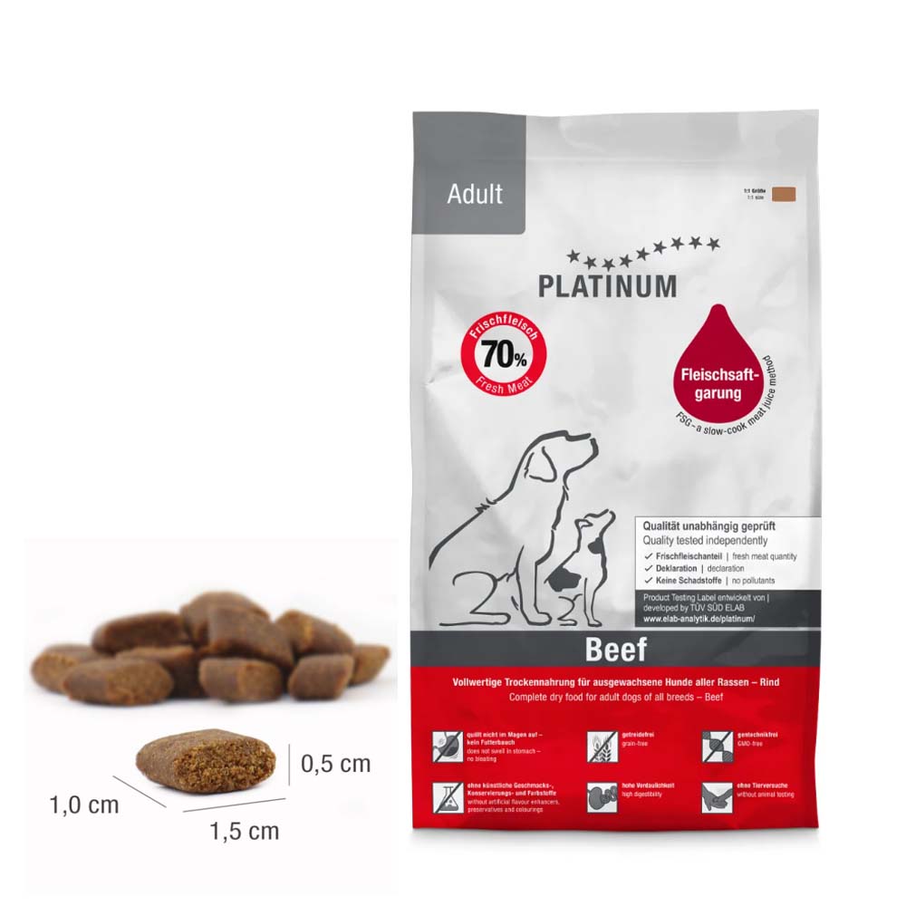 Platinum Adult, Hrana za Pse, Govedina i Krompir