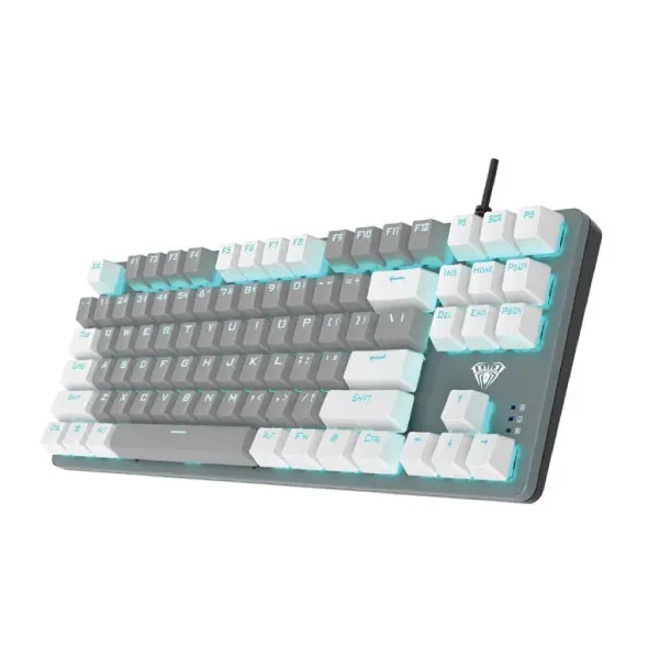 AULA Tastatura F3287 Blue switch, Mehanička, Siva