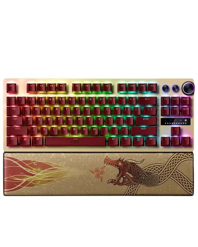 Razer Gaming tastatura Huntsman V3 Pro, Tenkeyless Counter Strike 2 Edition, Bež