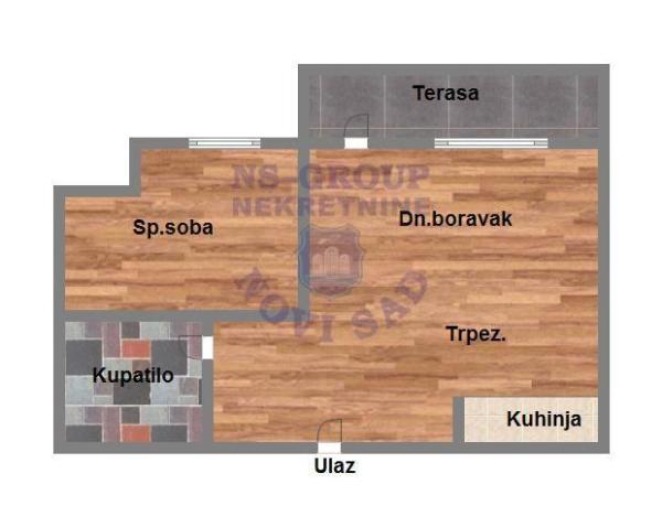 Dvosoban stan na prodaju, 40m2, 105.700€