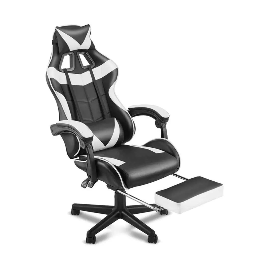 Gaming stolica sa modernim sportskim dizajnom - crna boja