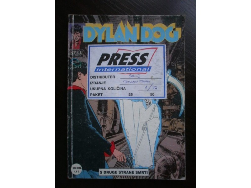 DYLAN DOG ( boneli comics ) br. 12 - S druge strane smr