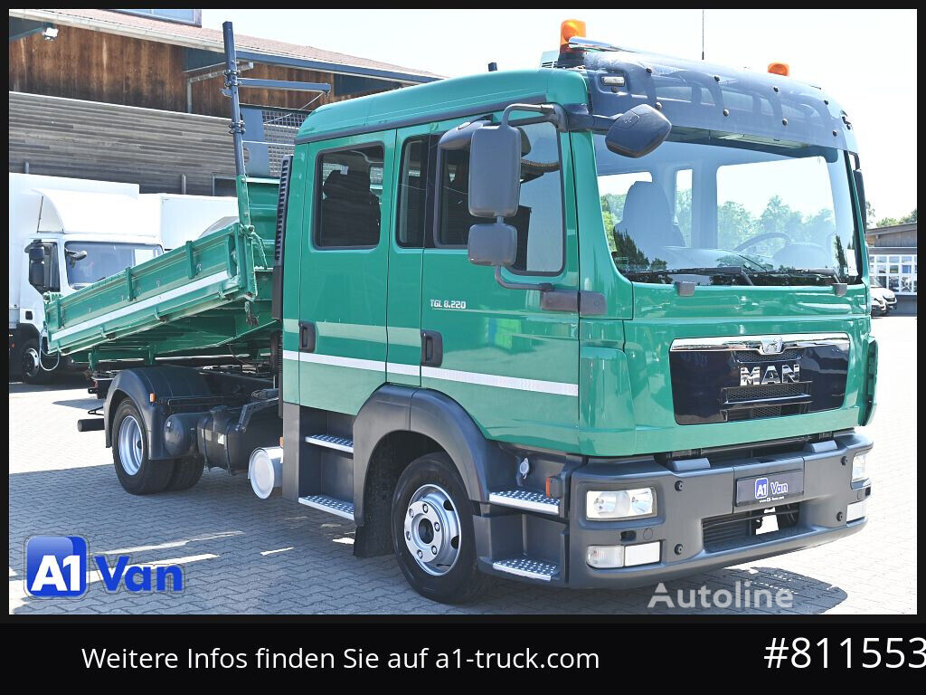 MAN TGL 8.220 Doka Kipper, Standklima, 7-Sitzer, AHK kiper