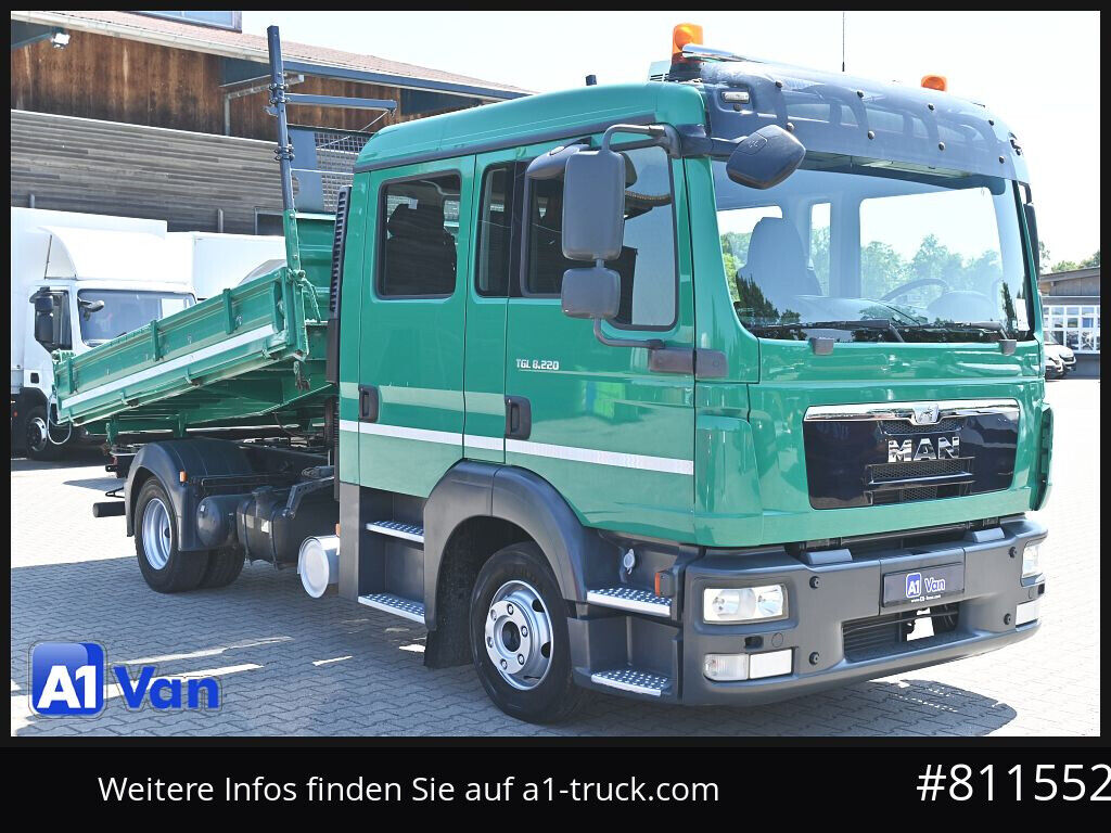 MAN TGL 8.220 Doka Kipper, Standklima, 7-Sitzer, AHK kiper
