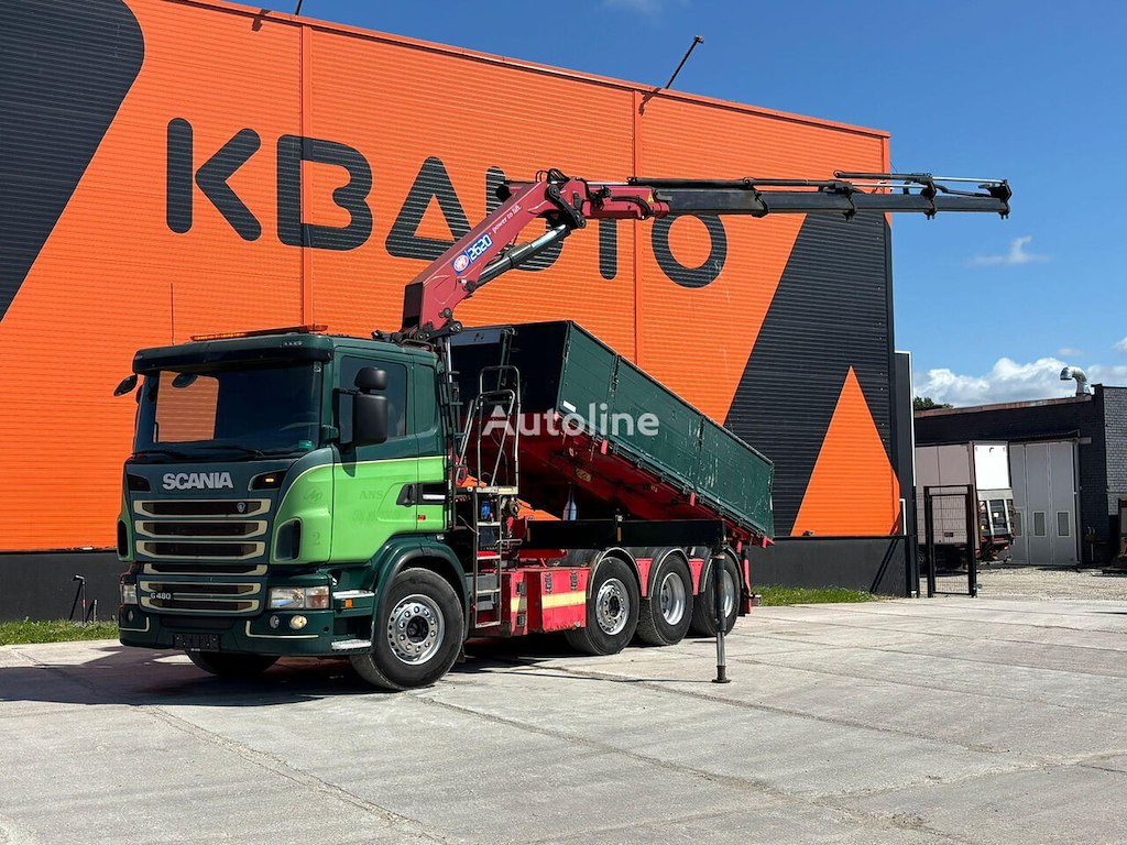 Scania G 480 8x2/4 HMF 2620K YEAR 2018 / BOX L=5414 mm kiper