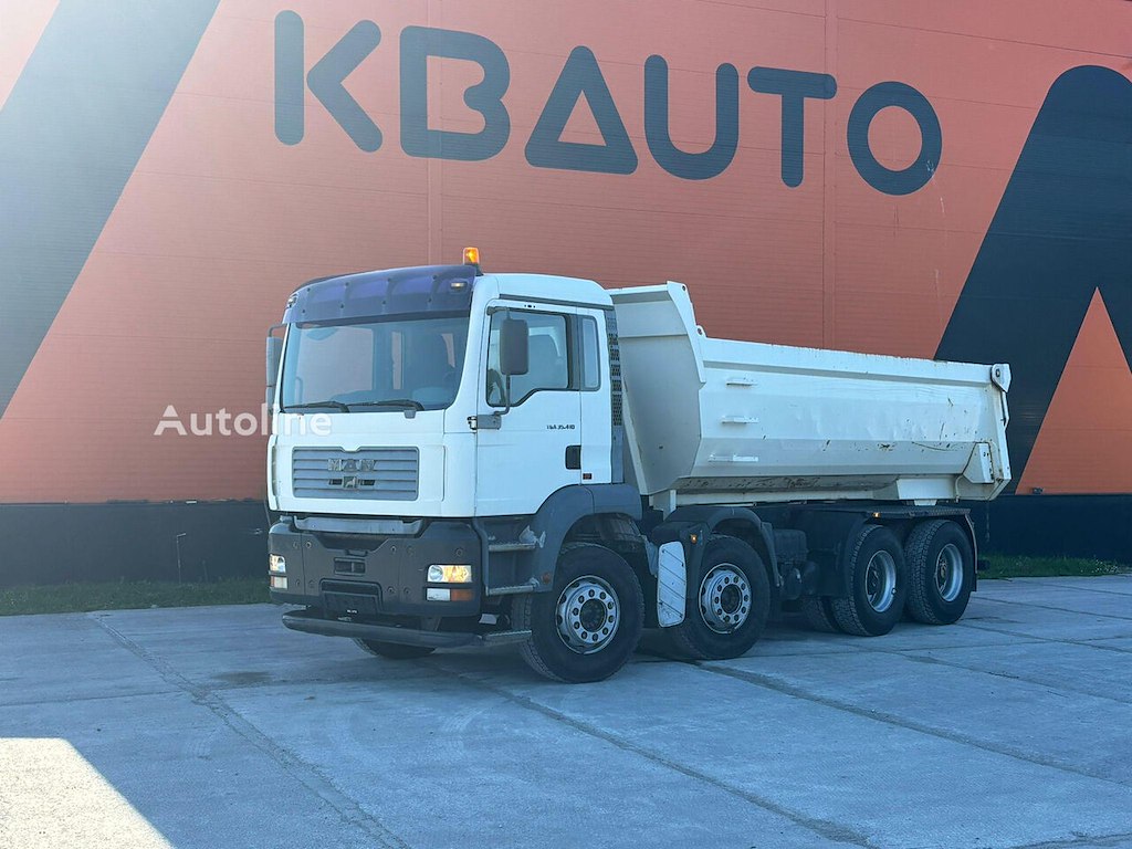 MAN TGA 35.410 8x4 FULL STEEL / BOX L=5705 mm kiper