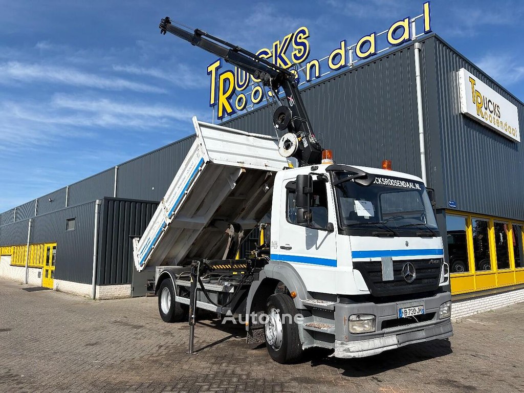Mercedes-Benz Axor + HIAB 088 ES -3 HIDUO + TIPPER + MANUAL kiper