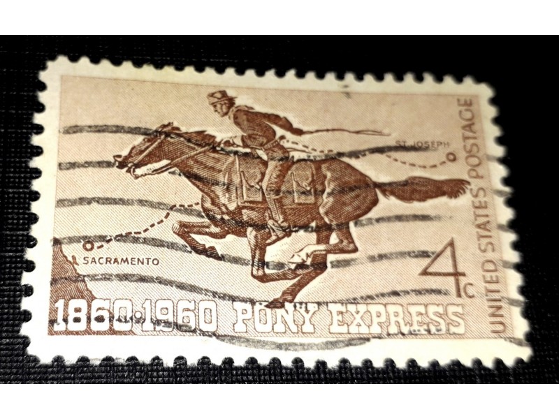 USA 1960 - Pony express