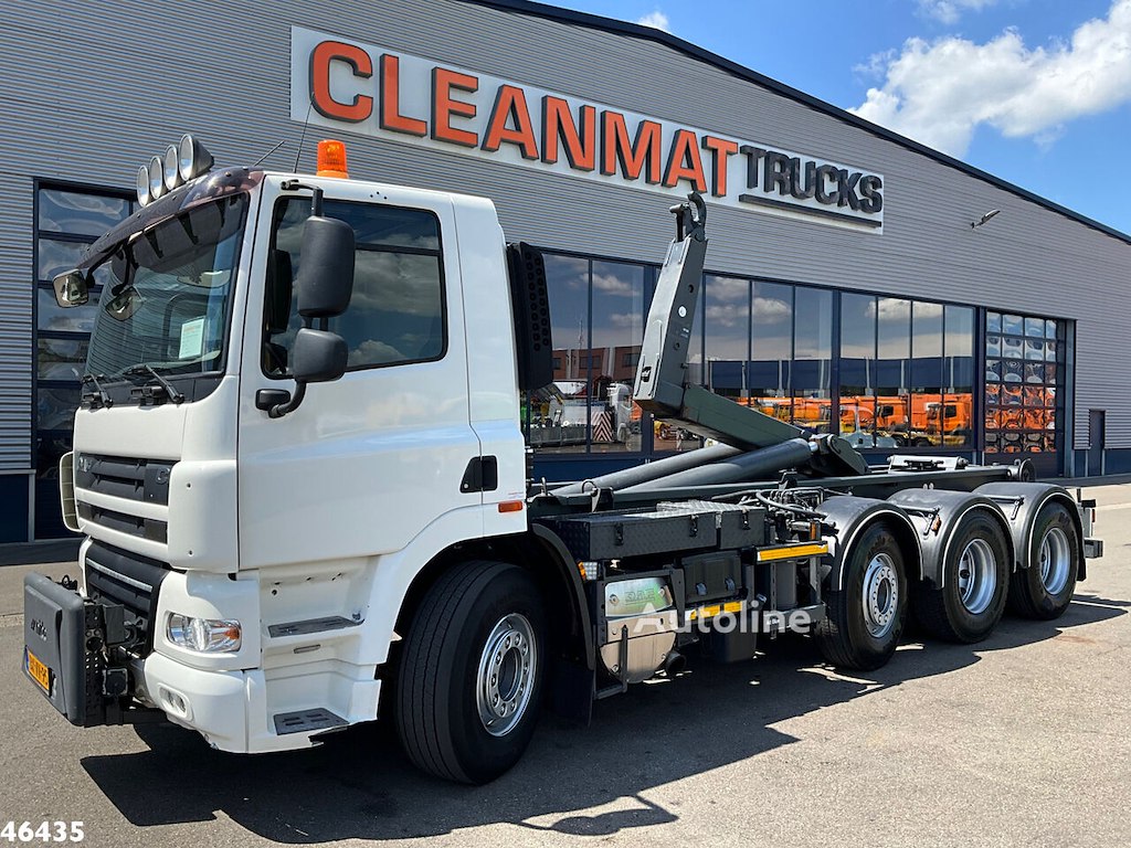 DAF FAK 85 CF 410 8x2 VDL 25 Ton haakarmsysteem kamion rol kiper