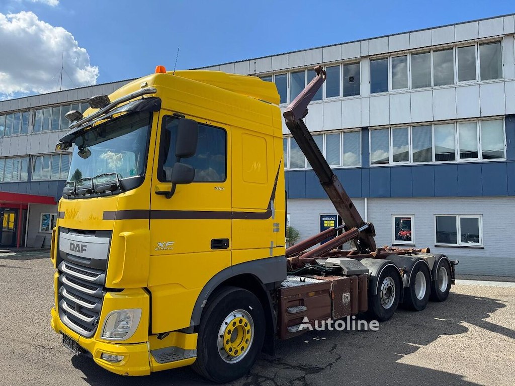 DAF XF 510 8X2 EURO 6 + MEILLER 20 TON HOOKLIFT kamion rol kiper