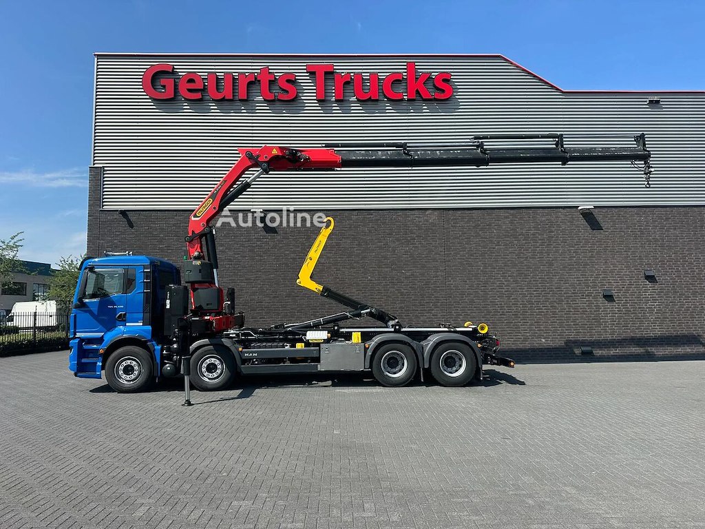 MAN TGS 35.430 8X4 BL + PALFINGER HAAK+20ASLD5+ PALFINGER PK 37.002 kamion rol kiper