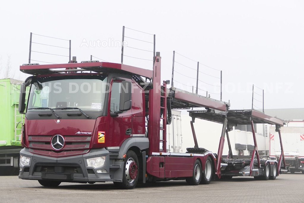 Mercedes-Benz Antos 2443 autotransporter + prikolica autotransportera