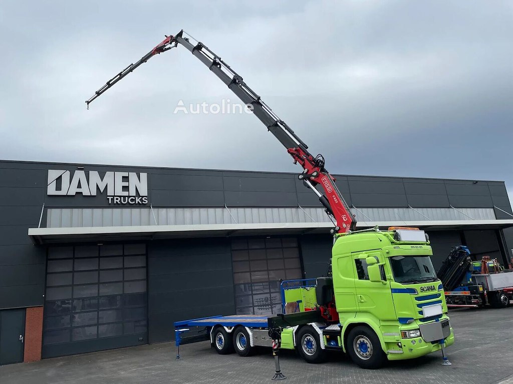 Scania R520 R 520 8x2 Fassi F820RA.2.26 XHE-Dynamic + JIB kamion platforma