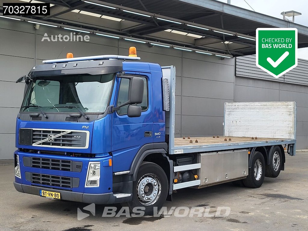 Volvo FM 340 FM 6X2 Lift+Steering Axle 7,14m Open Box Euro 5 kamion platforma