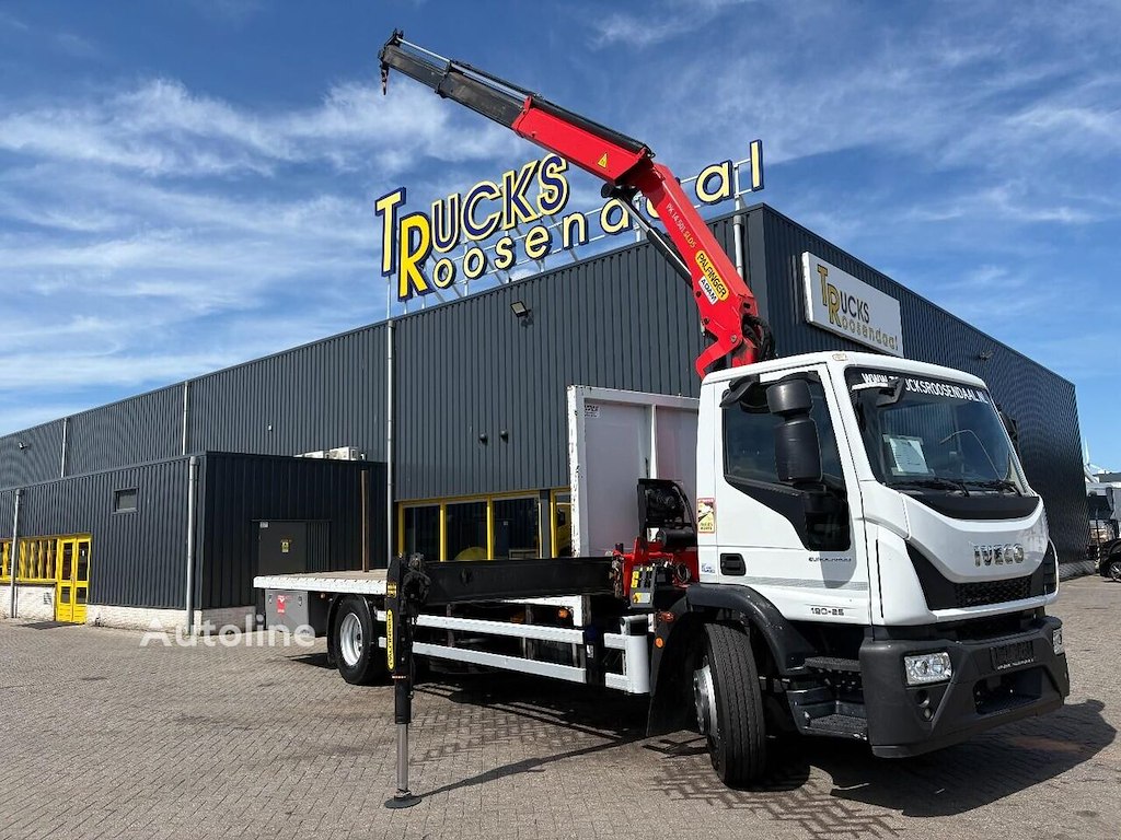IVECO Eurocargo 190E25 + PALFINGER PK 14.501 + REMOTE + SMART TACHO + kamion platforma