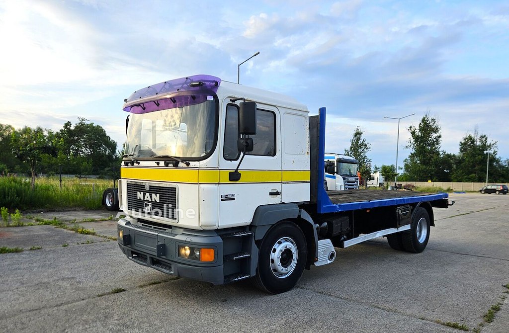 MAN 19.463 - manual pump and injectors, manual gearbox ! kamion platforma