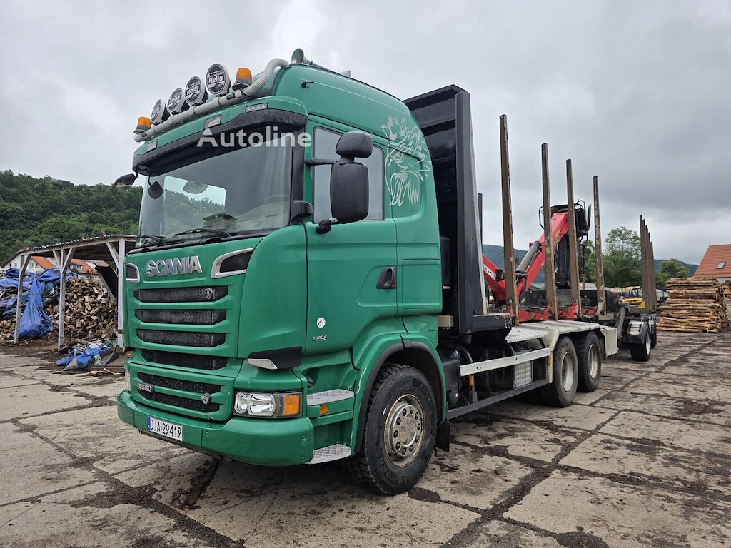 Scania R580 kamion za prevoz drva