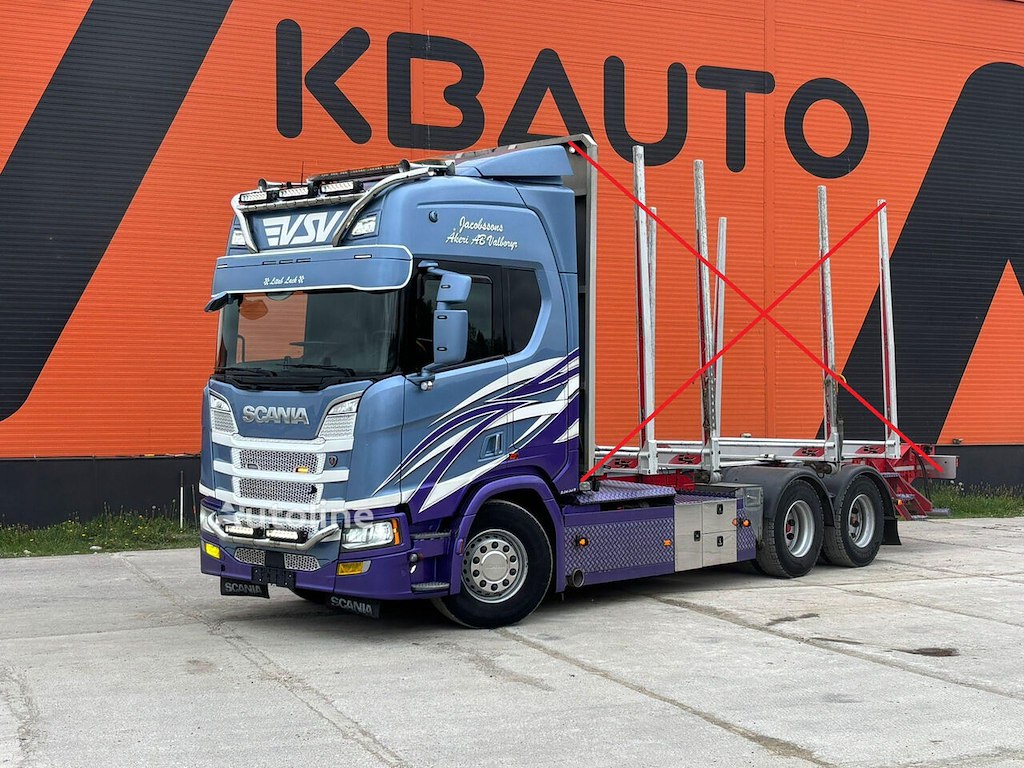 Scania R660 6X4 FOR SALE AS CHASSIS / RETARDER kamion za prevoz drva