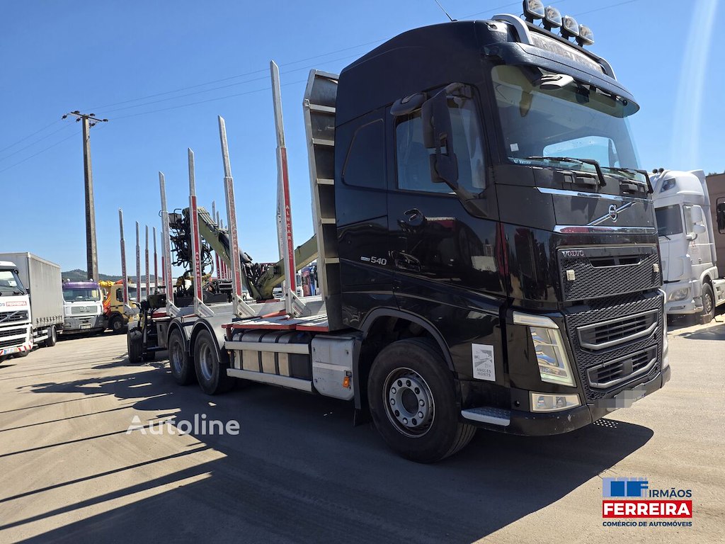 Volvo FH 540 kamion za prevoz drva + šumarska prikolica