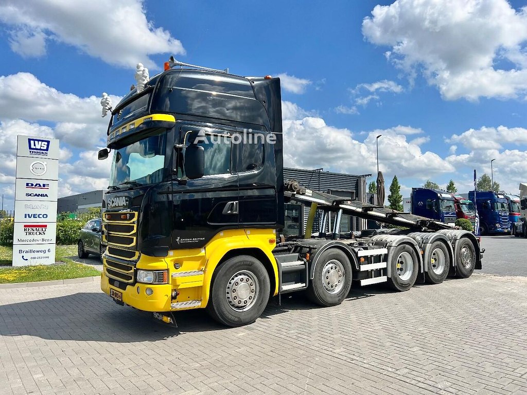 Scania R490 10X4 containersysteem 10X4 / 30-tonne system kamion sa kukom za podizanje tereta