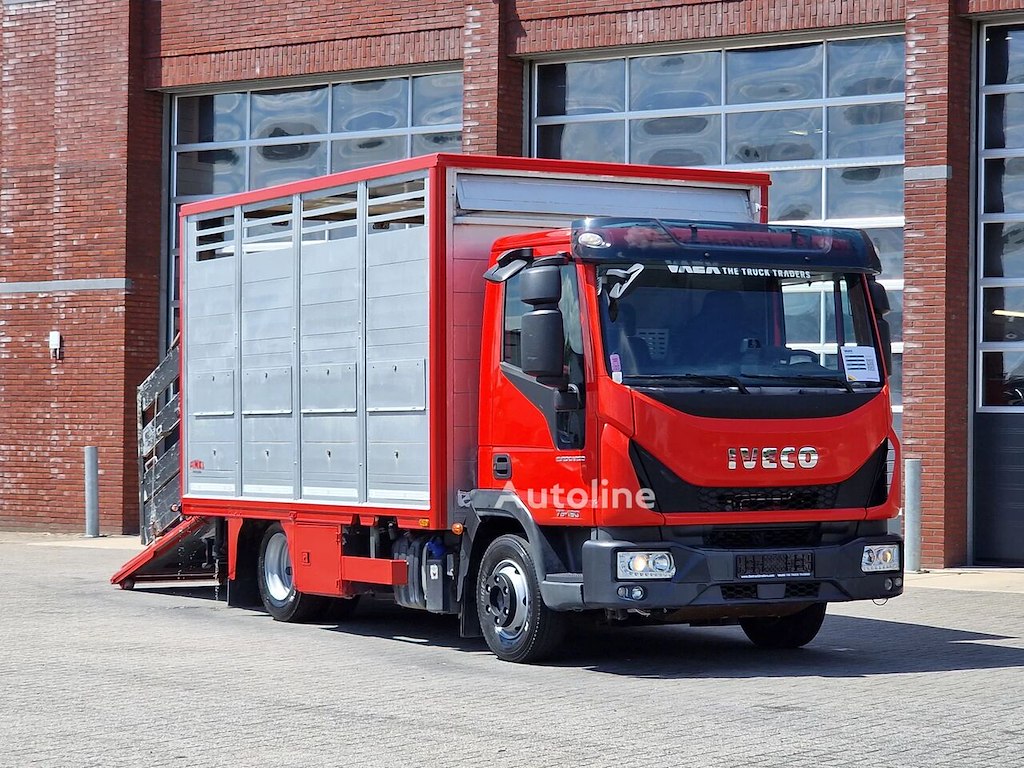 IVECO Eurocargo 75.190 - Finkl Livestock 1 deck - 9.07 M 2 - Air suspe kamion za prevoz stoke