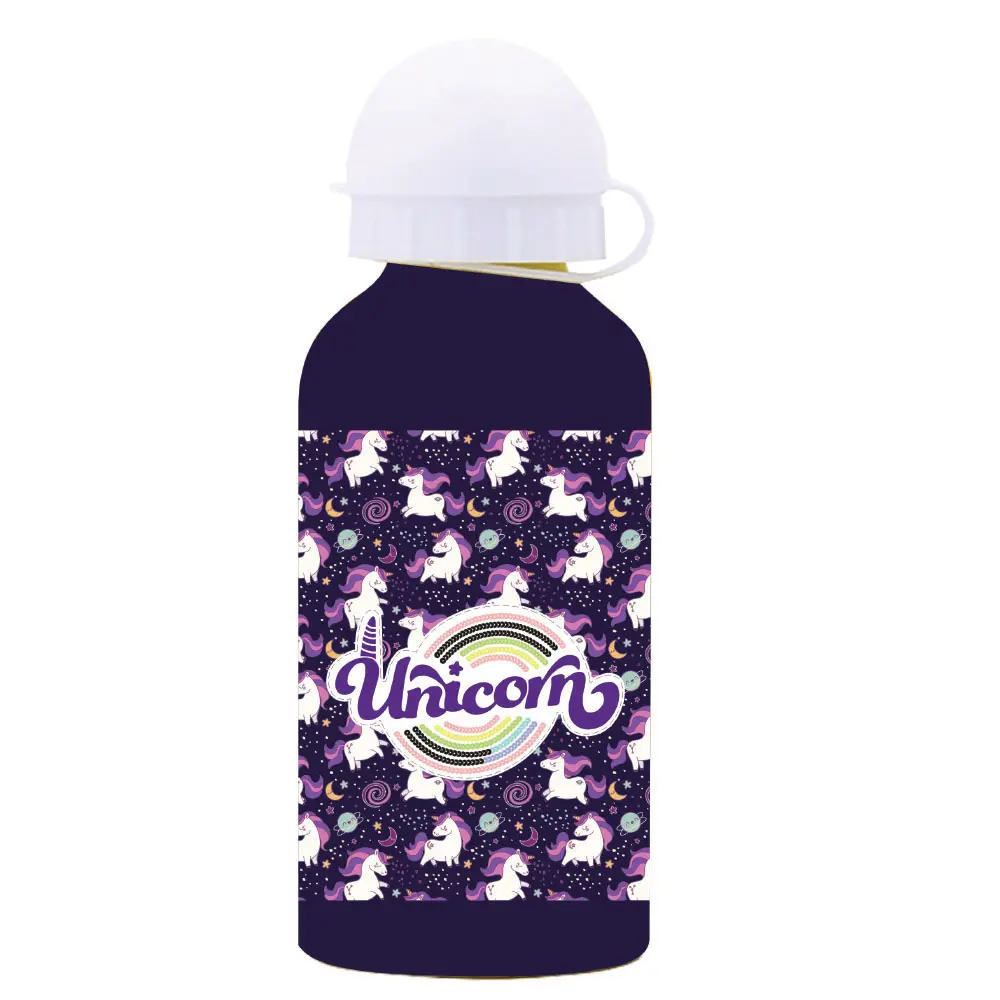 FLAŠICA ZA VODU ALUMINIJUMSKA, 500ML - KICK UNICORN 2026