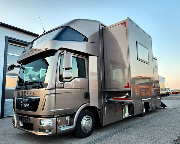 MAN TGL WMS Pferdetransporter Wohnmobil 3 Pferde vozilo za prevoz konja