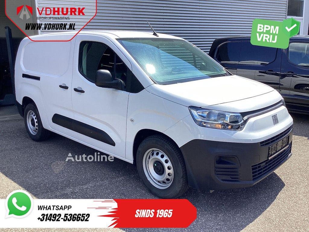 Fiat e-Doblò L2 50 kWh 285 WLTP Carplay/ Snellader/ Camera/ Cruise/ 3 minibus furgon