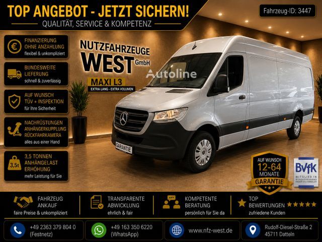 Mercedes-Benz Sprinter 316 CDI Maxi H+L*AHK=3,5T*Garantie*1Hd minibus furgon
