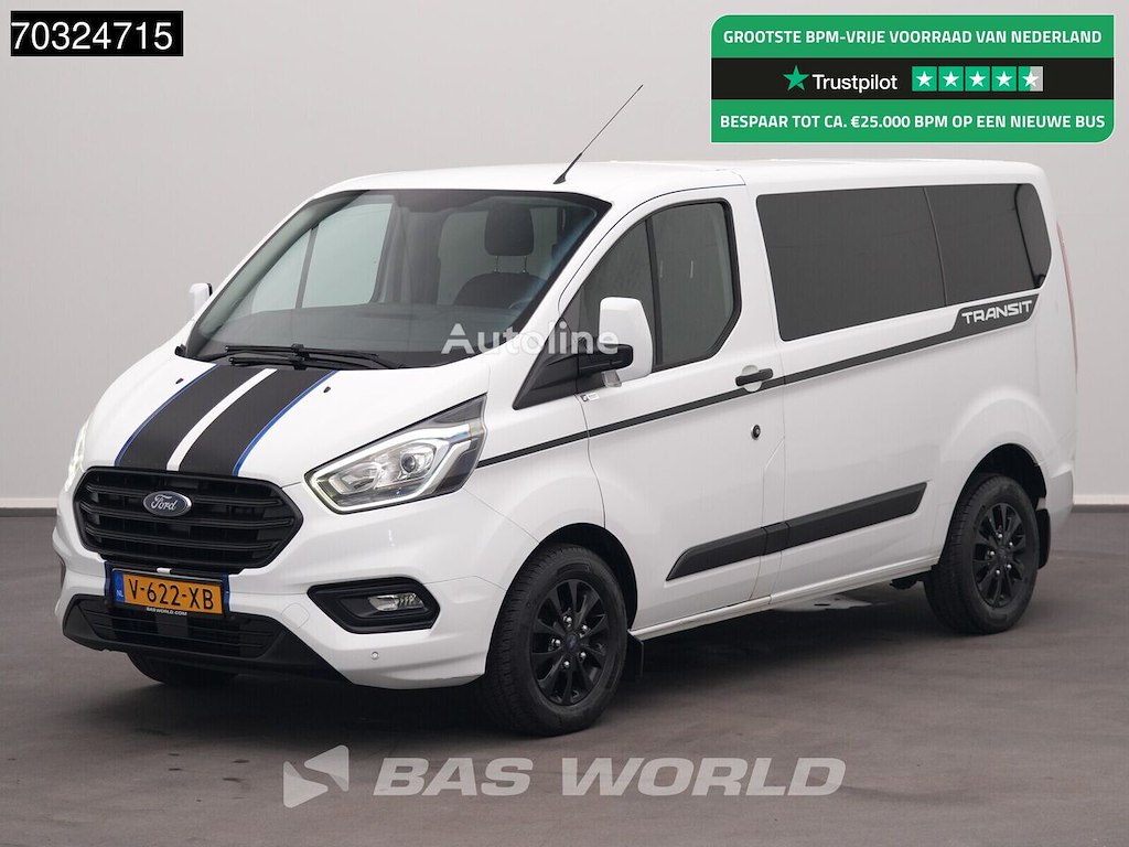 Ford Transit Custom 105pk Dubbel Cabine L1H1 Trekhaak LED Xenon Airco laki furgon