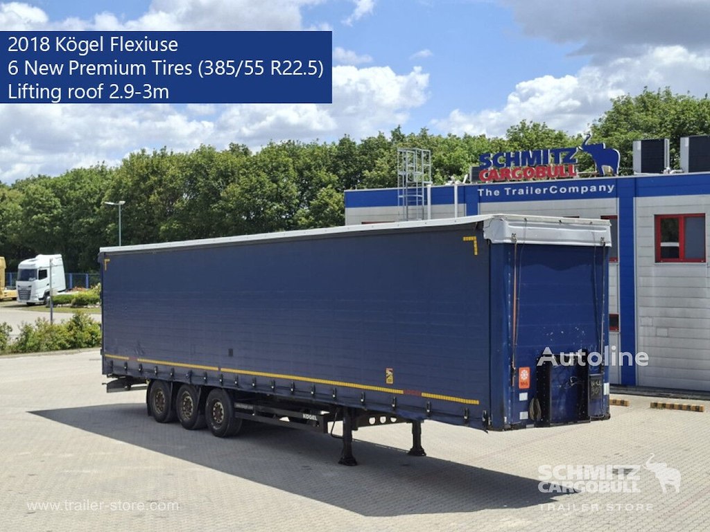 Kögel Curtainsider Mega poluprikolica sa kliznom ceradom