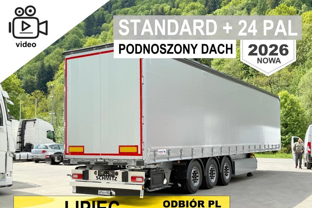 Nova Schmitz Cargobull STANDARD + PDN DACH poluprikolica sa kliznom ceradom